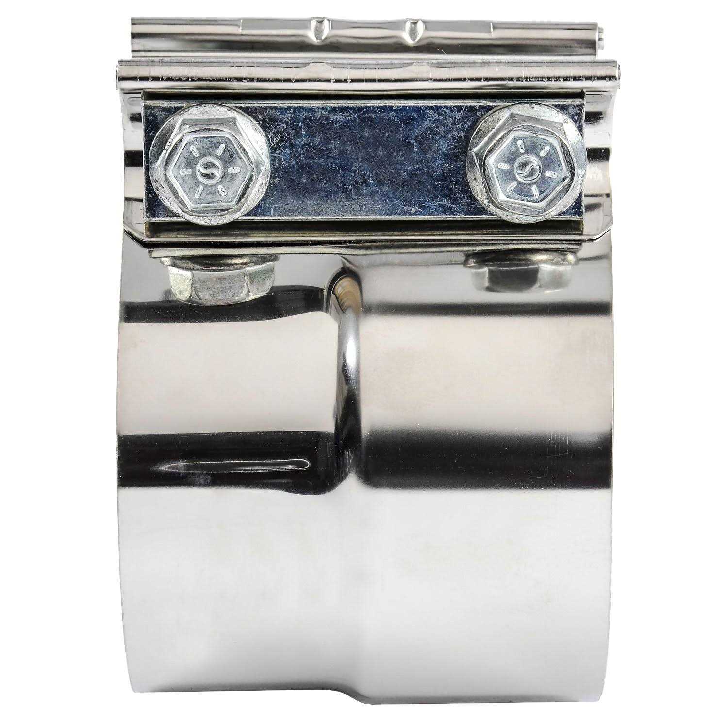 JEGS 30733 Preformed Exhaust Lap Joint Band Clamp for I.D. O.D. Slip ...