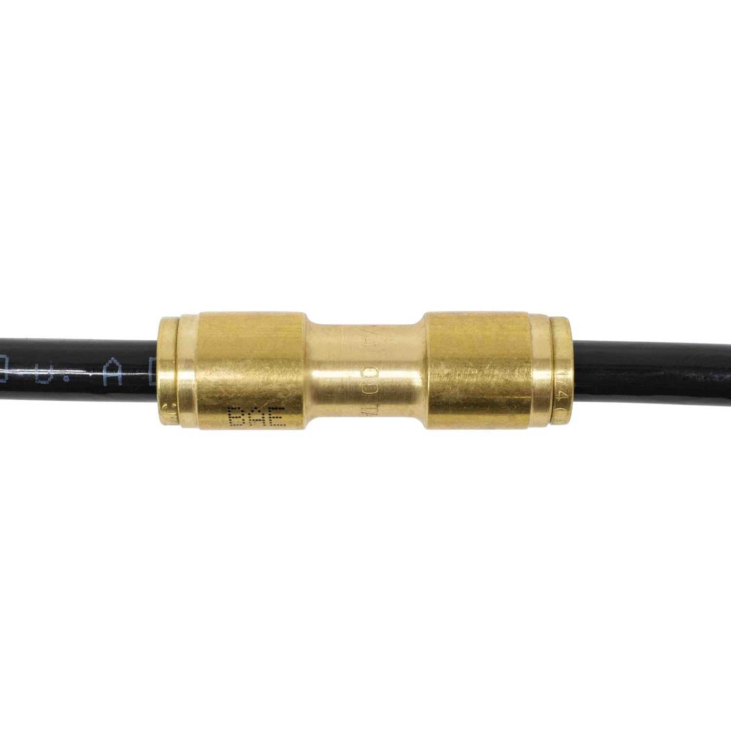 Mytee Products Dot Brass Push to Connect Fitting Straight Union Tube ...