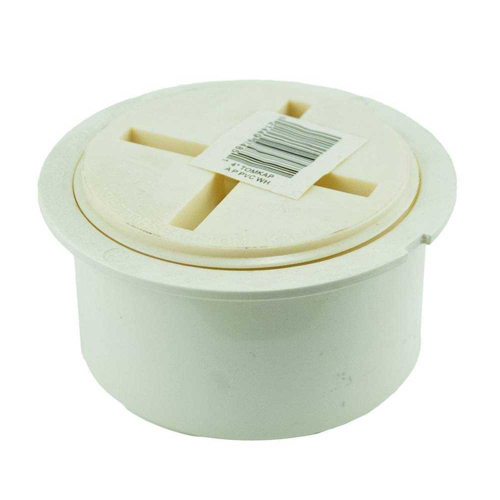 Rectorseal 97485 4-Inch PVC Tom-Kap Adapter and Plug - Shop Hardware ...