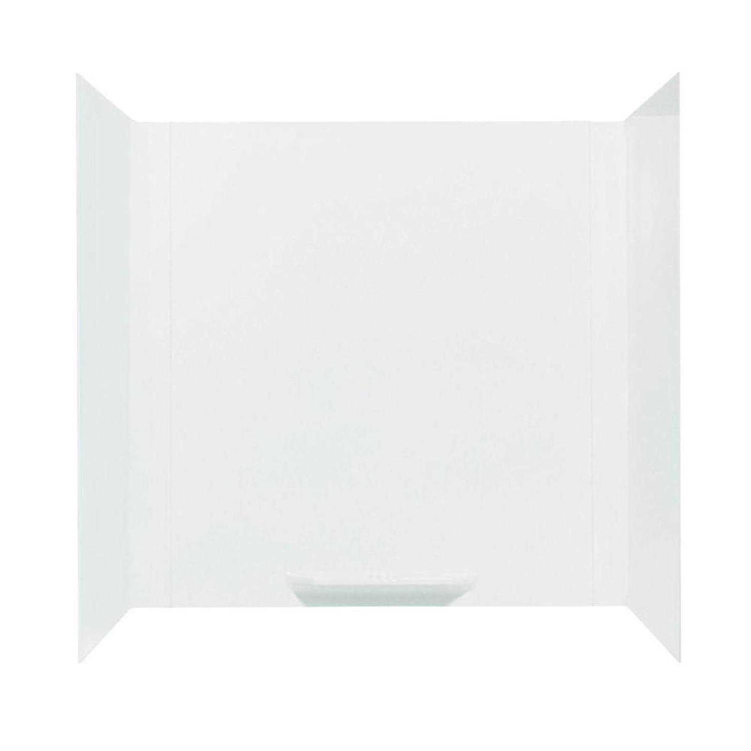 Mustee 350WHT Durawall Fiberglass Bathtub Wall Surround - Shop Hardware ...