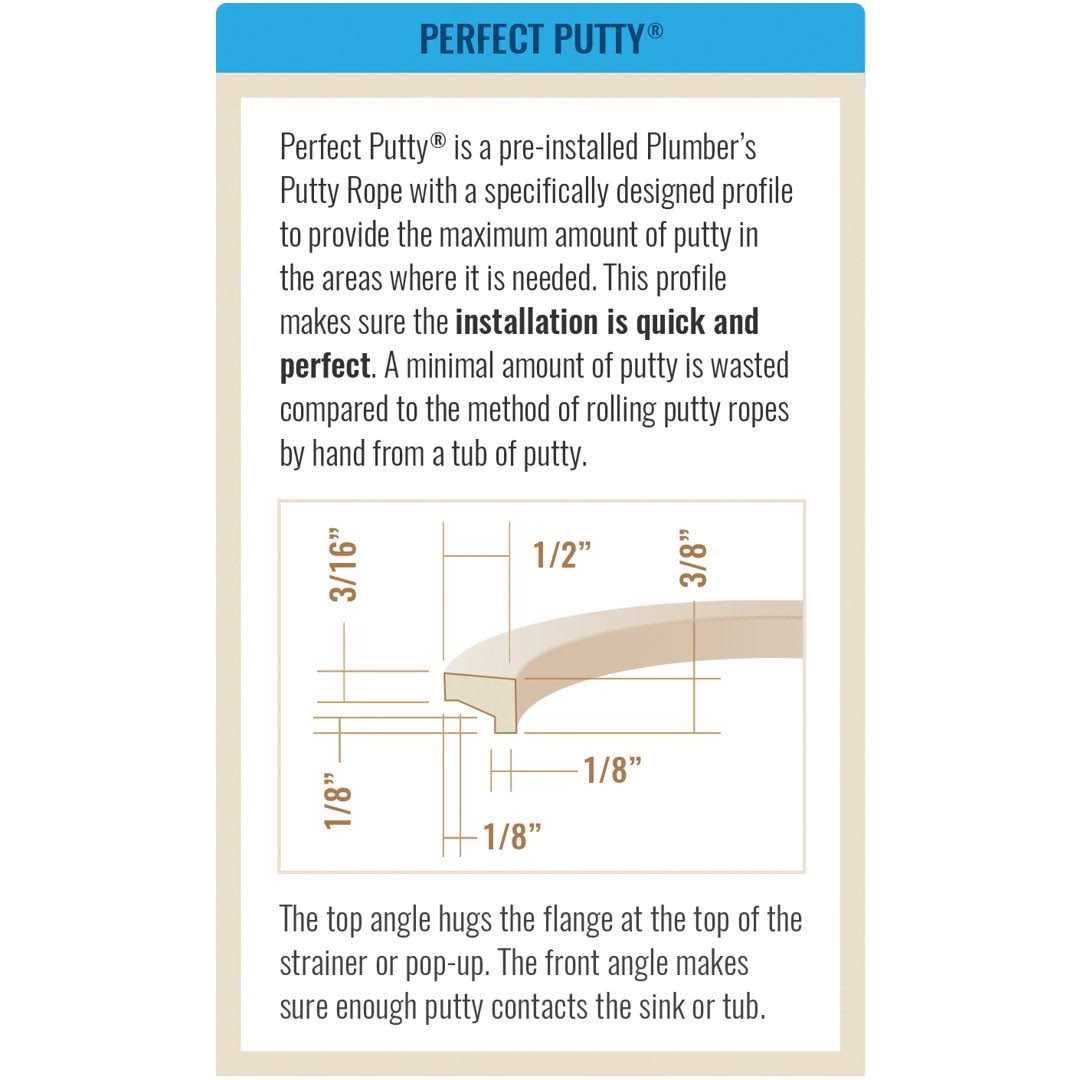 Perfect Putty 59-3200 Sink Drain - Shop Hardware Tools for Work and Home