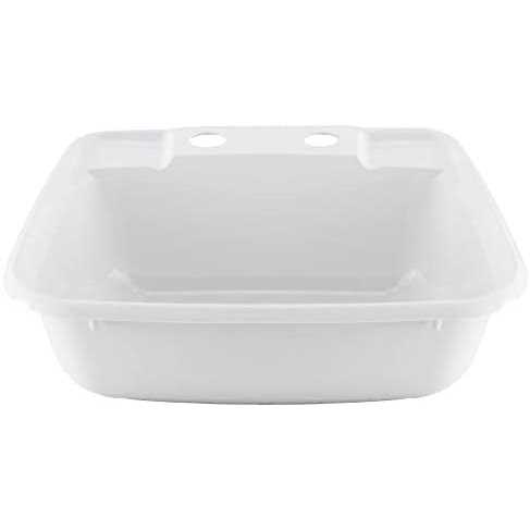 RecPro Rectangle RV Bathroom Sink Single Bowl Lavatory Sink - Shop ...