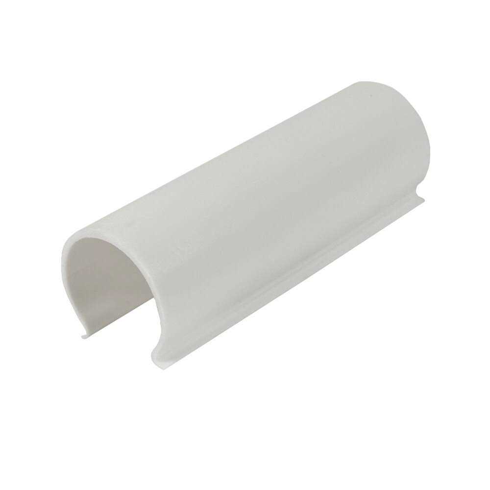 Snap Clamp EZ White 1/2 Inch X 4 Inches Wide for 1/2 PVC Pipe 10 per ...