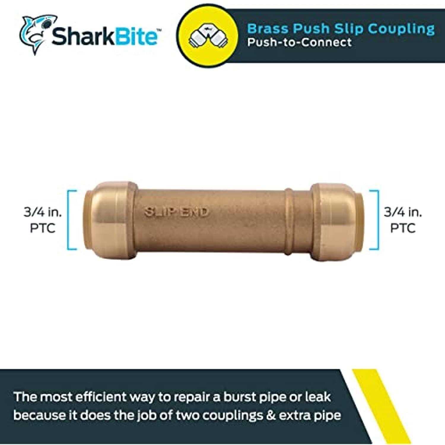 Sharkbite Slip Coupling - Shop Hardware Tools for Work and Home
