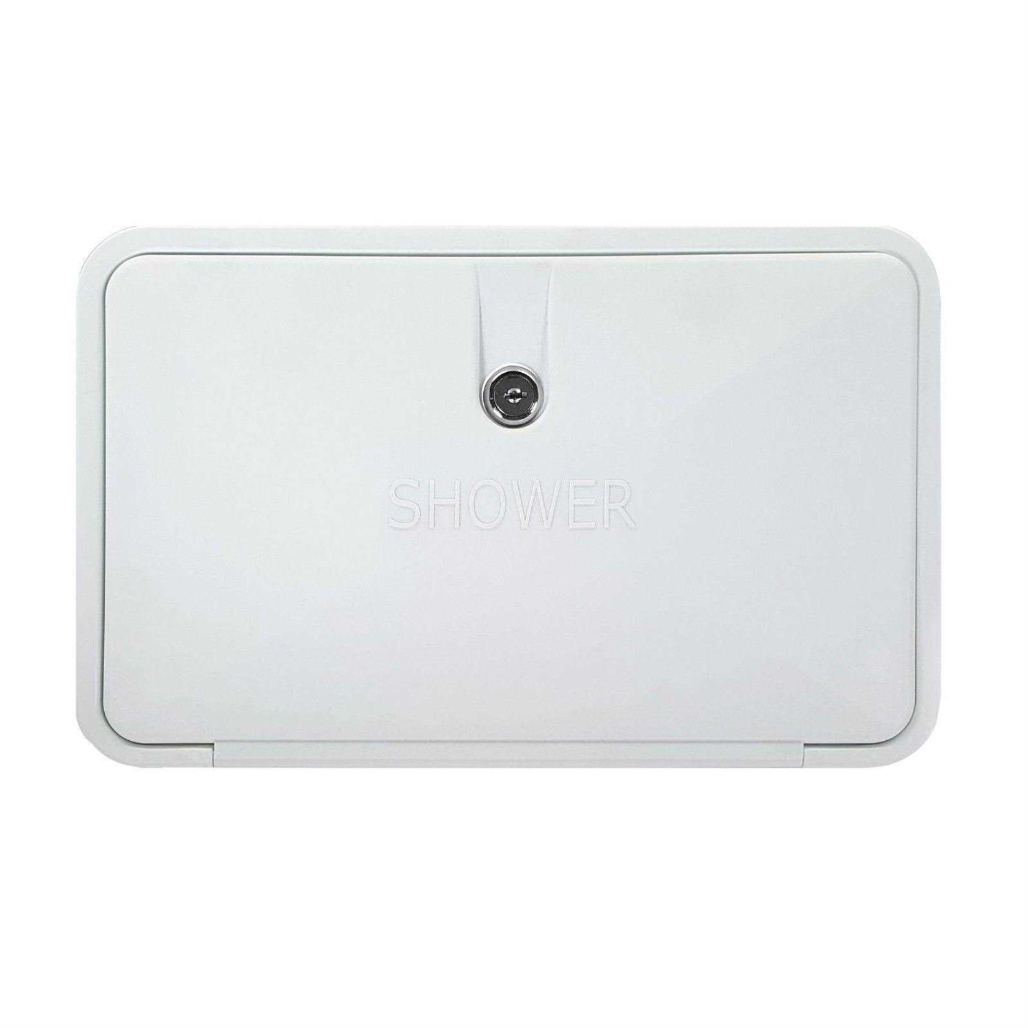 RecPro RV Exterior Shower Box Kit Faucet Hose Camper Trailer Cowboy ...