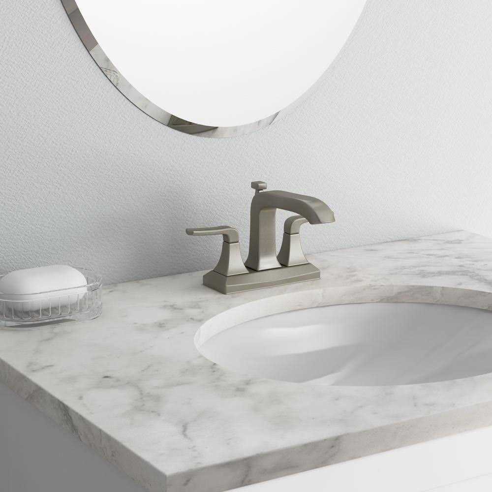 Kohler Rubicon 4 in. Centerset 2-Handle Bathroom Faucet - Shop Hardware Tools for Work and Home