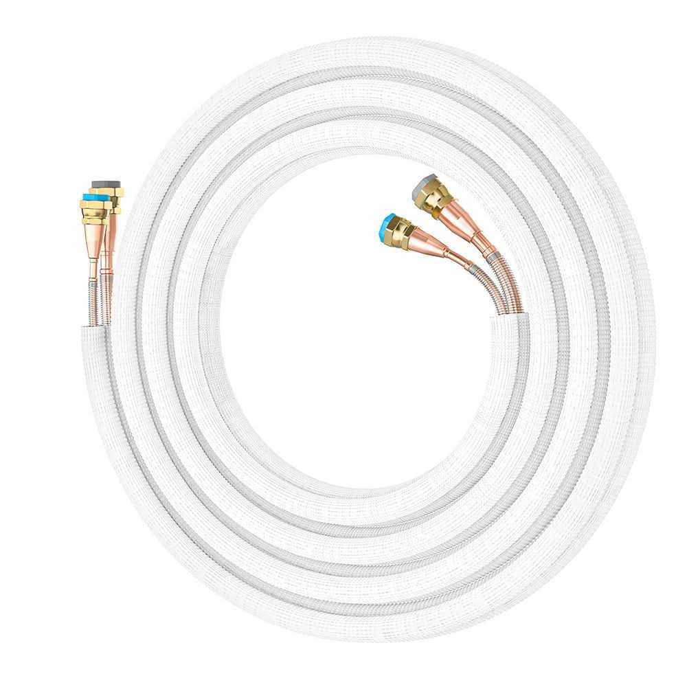 MRCOOL 15 ft Pre-Charged 3/8 x 3/4 No-Vac Quick Connect Line Set for ...
