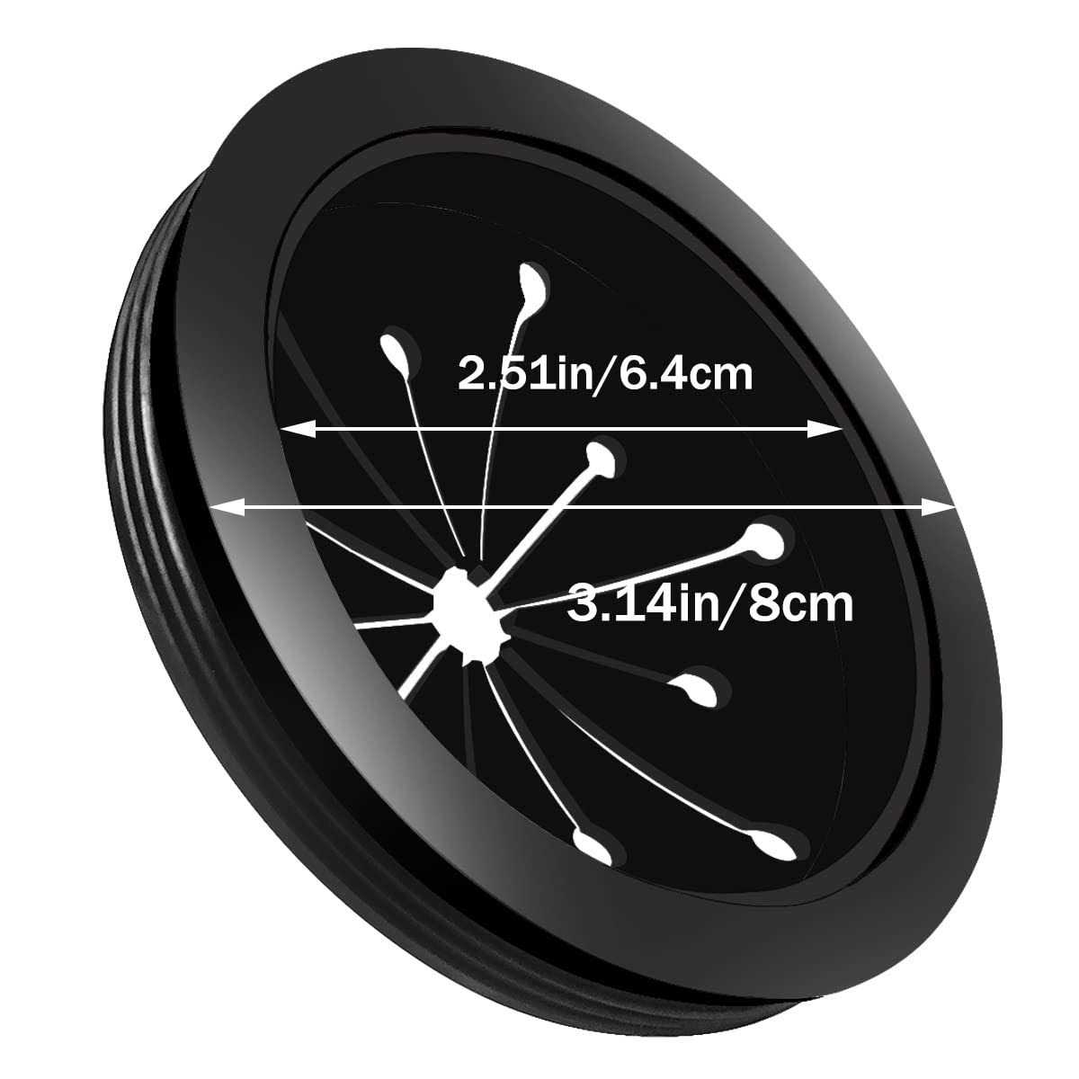 Tenalleys 1pcs Garbage Disposal Splash Guard Collar Sink Baffle, Food ...