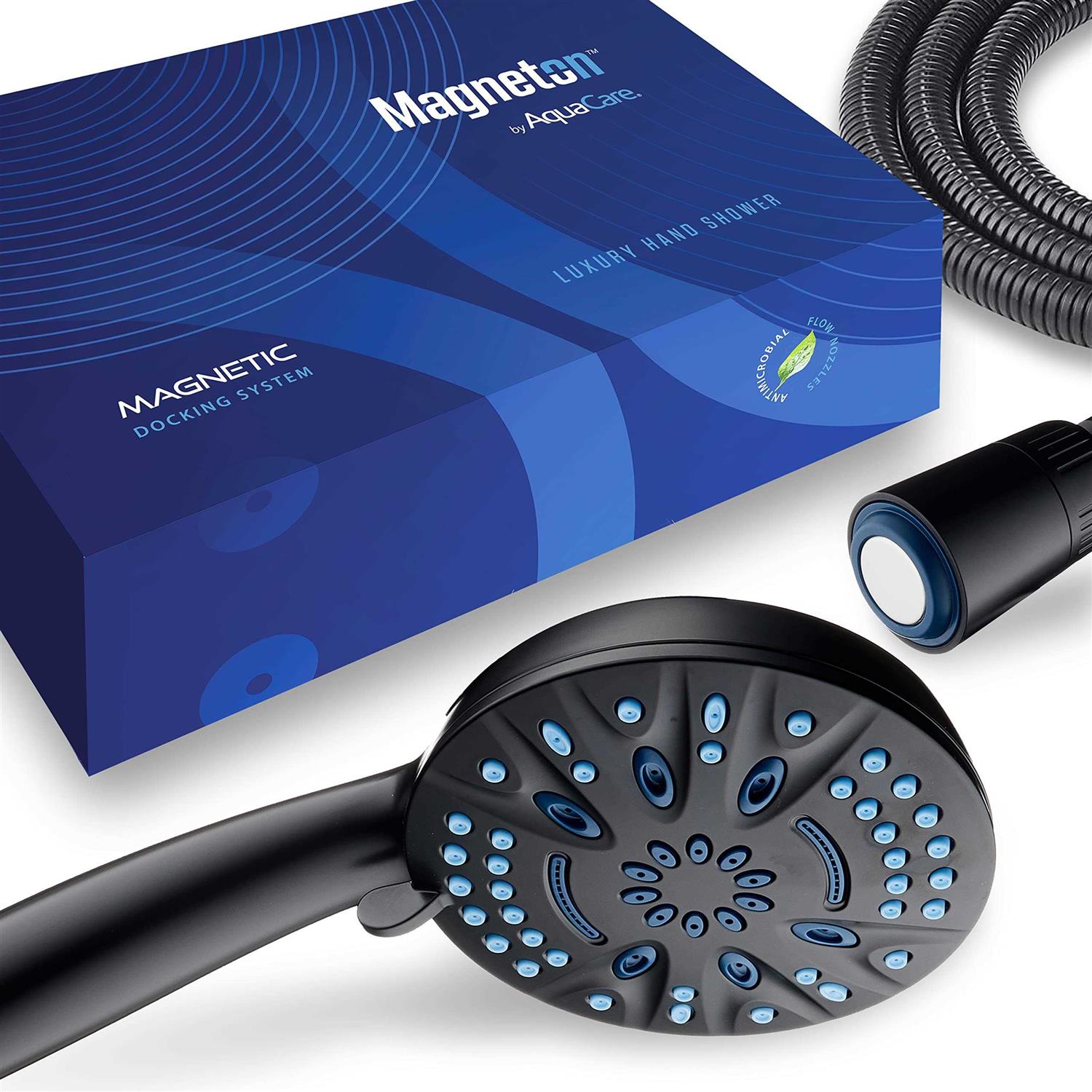 Magneton by AquaCare High-Pressure 8-mode Handheld Shower Head with ...