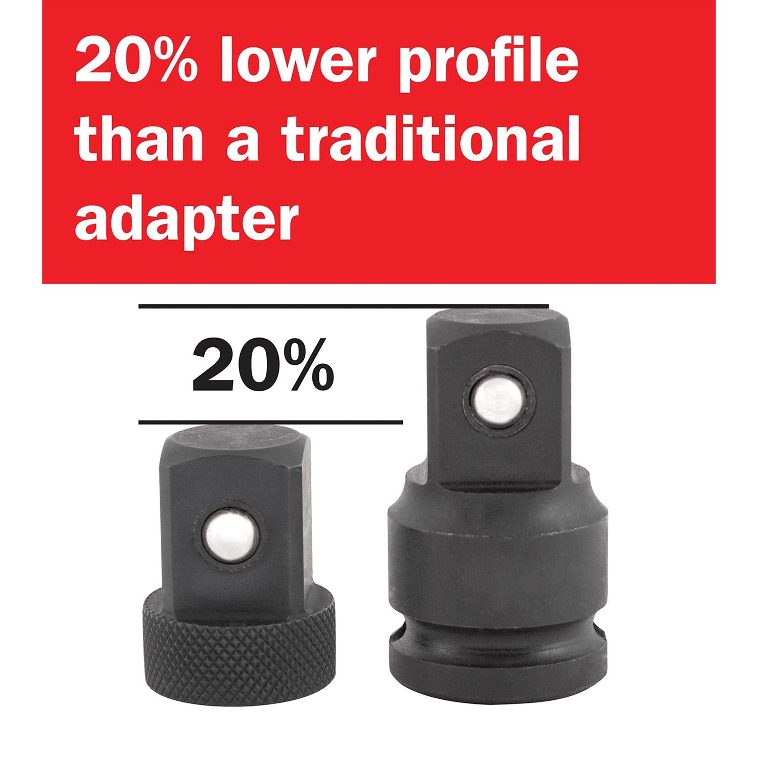 Titan 30936 3 Piece Low Profile Adapter Set - Shop Hardware Tools for ...